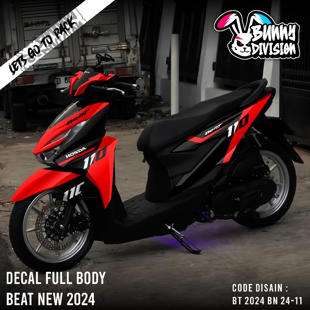 Newest Decal Sticker Honda Beat CBS STREET Smart Key Remote Full body ...
