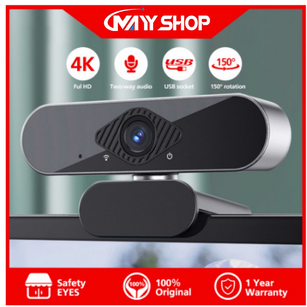 Webcam PC 4K 1P full HD with Mic USB Camera Webcast Live Zoom Google ...