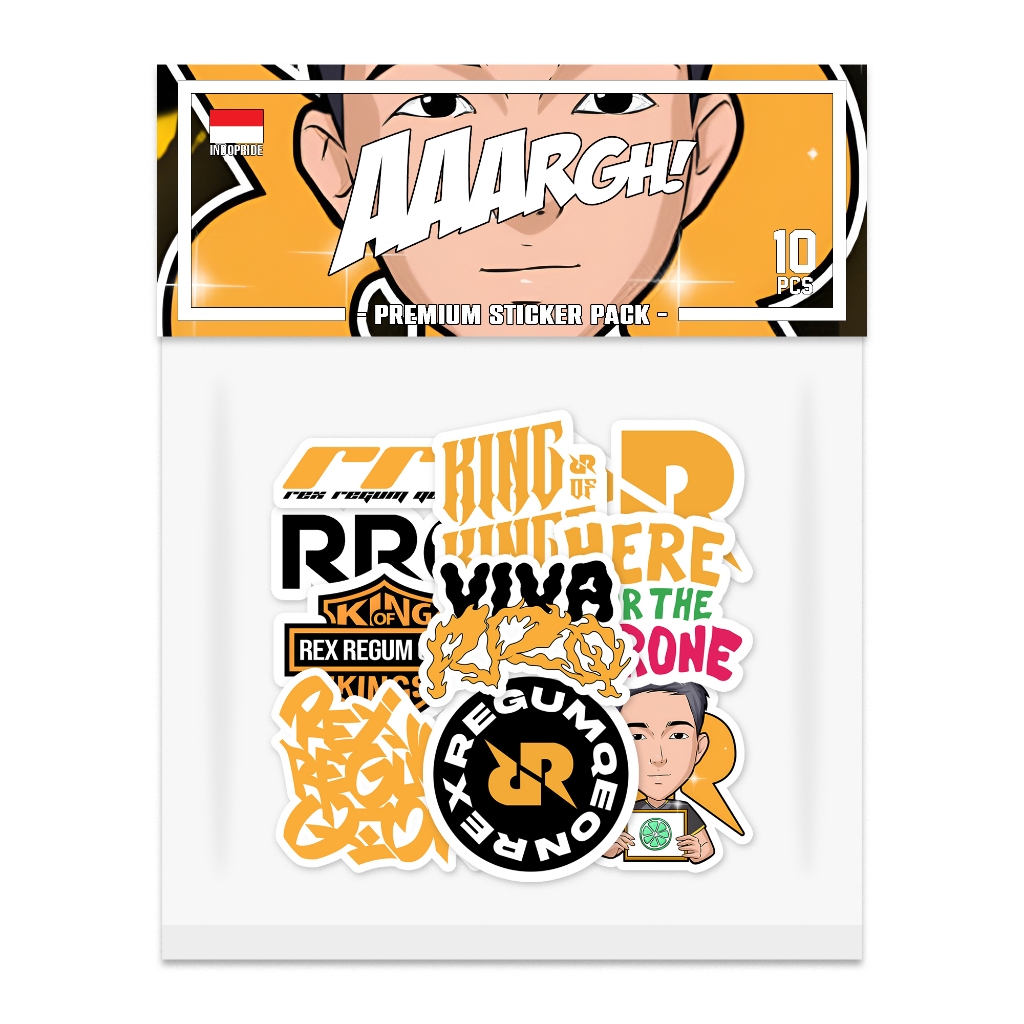 Team RRQ Sticker Pack Sticker vol. 2 (King of Kings) | Shopee Philippines