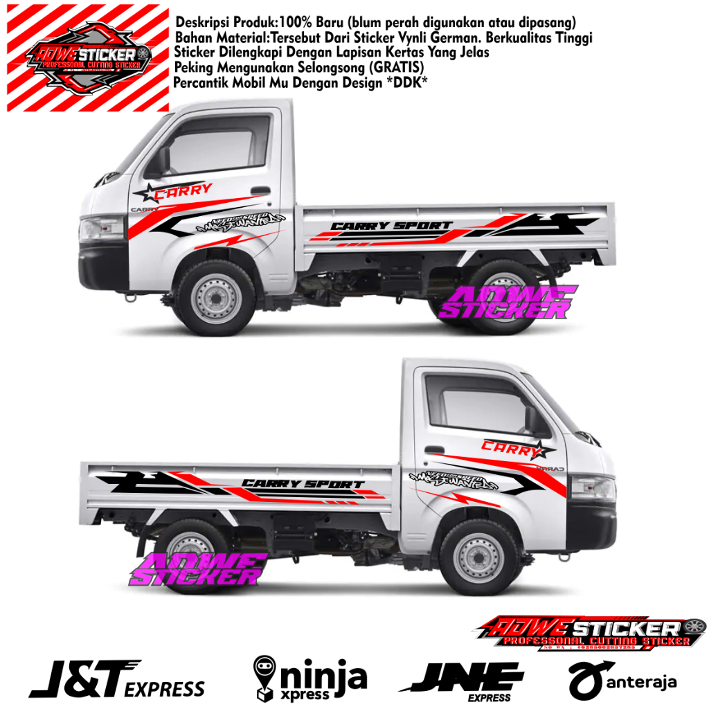Carry tss 120 pick up car stickers, the latest ts 120 pick up car body ...