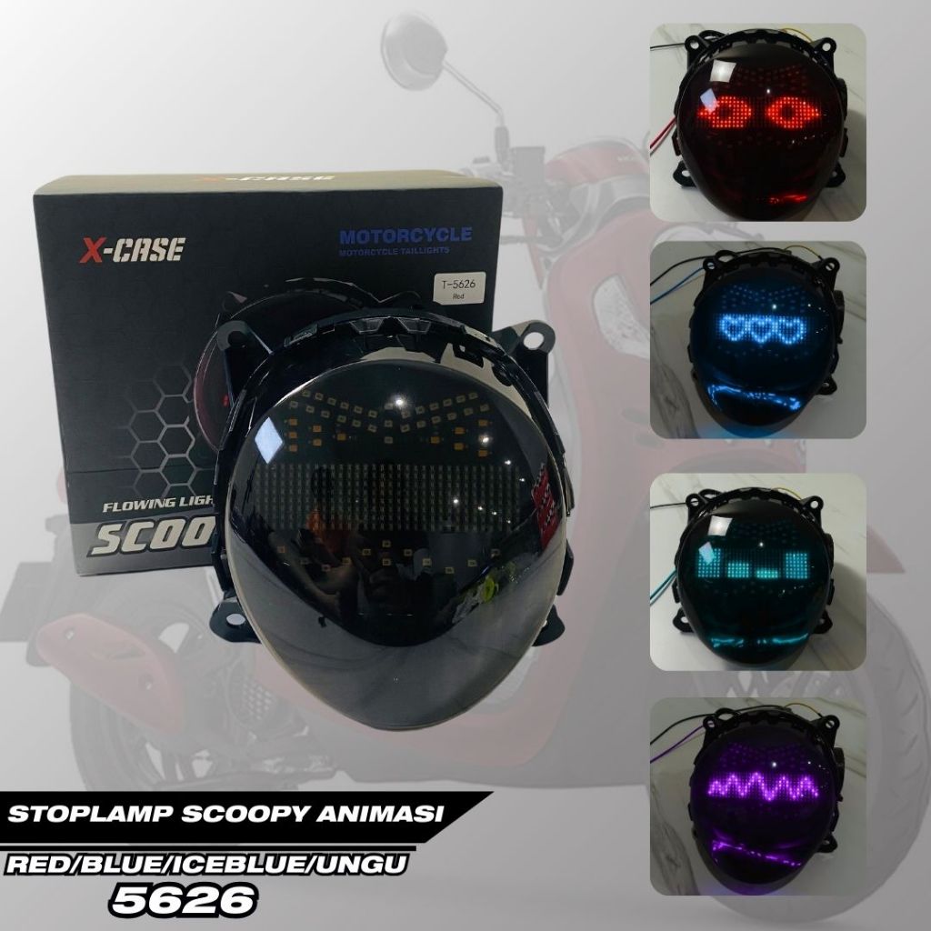 Animation SCOOPY RUNNING STOP LIGHTS 2020-2024 ANIMATION RUNNING ...