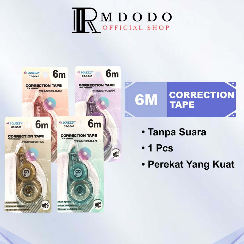 Rmdodo - Correction Tape 6M / Paper Ex Tip / Tip X Correction Pen CT ...