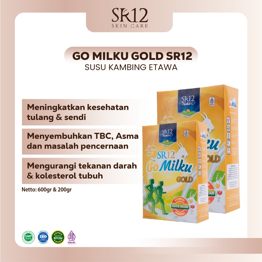 Go Milku Gold Original Etawa Goat Milk SR12 - Joint Pain, Aches and ...