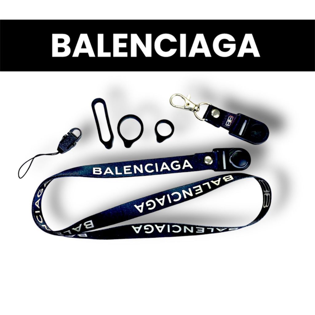 HP GANTUNGAN Balenciaga Lanyard Iron Hook Cell Phone Hanger | Shopee ...