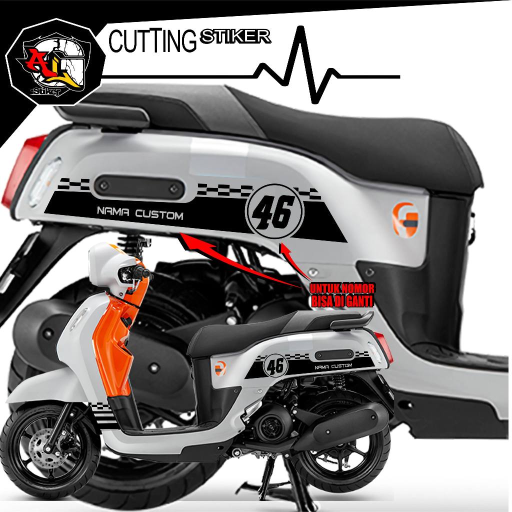 Cutting STICKER/SC.181/FZIO STRIPING/FZIO CATING STICKER/FAZZIO LIS ...