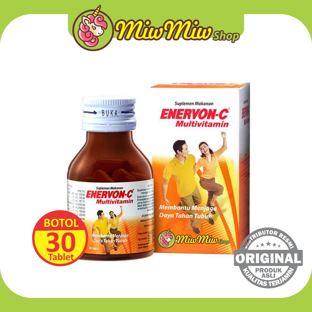 Enervon-c (Vitamin C and B Complex Immune System Supplement) | Shopee ...