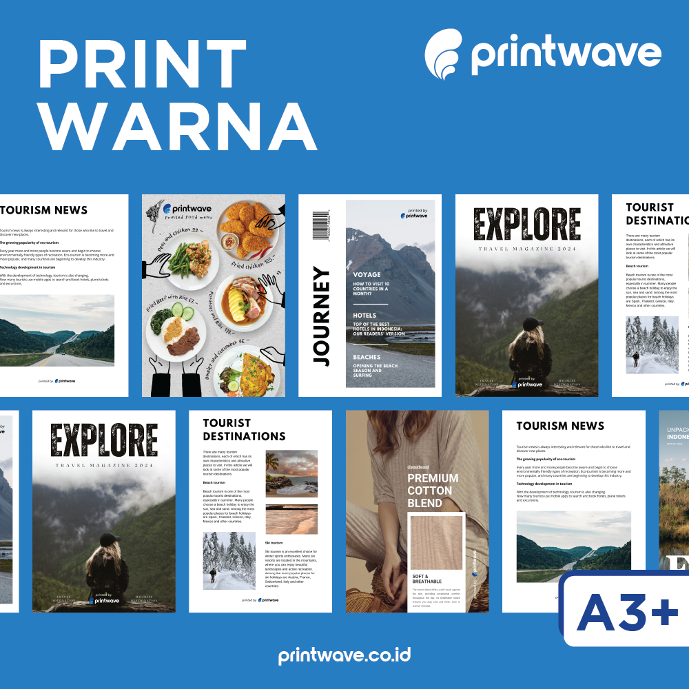 Custom A3+ Color Print | Documents, Magazines, Menu Books, Posters ...