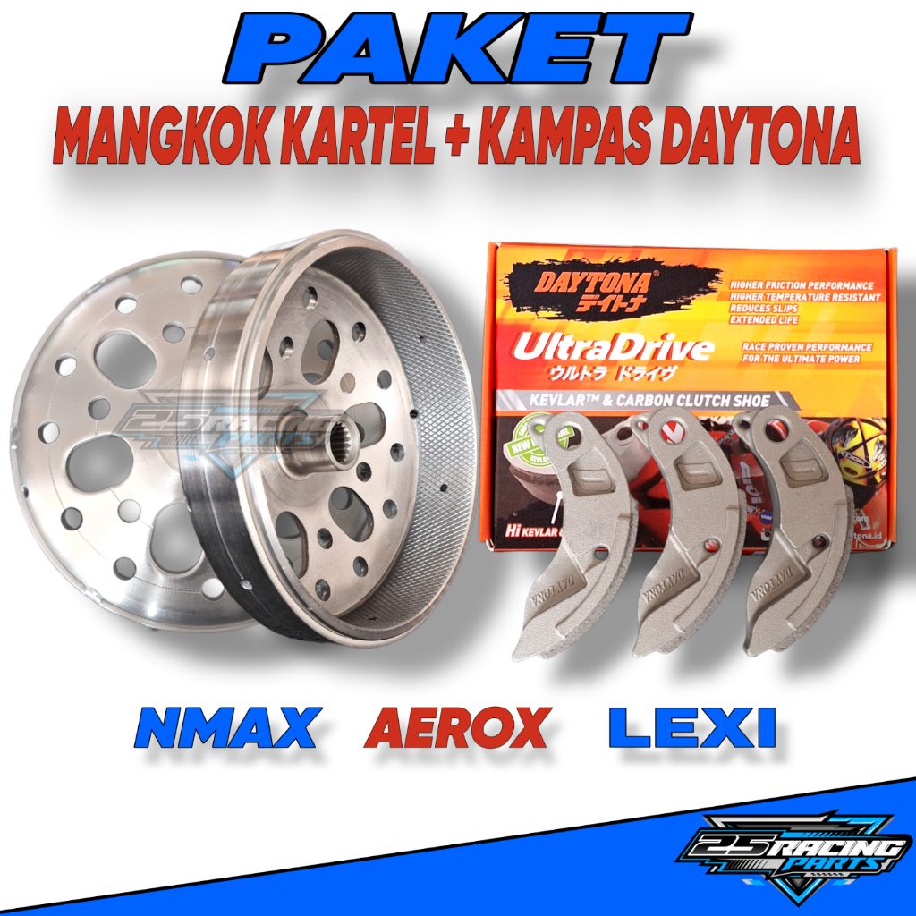 Daytona NMAX Yamaha NMAX Double Pad Cartel Bowl Original gredeg ...