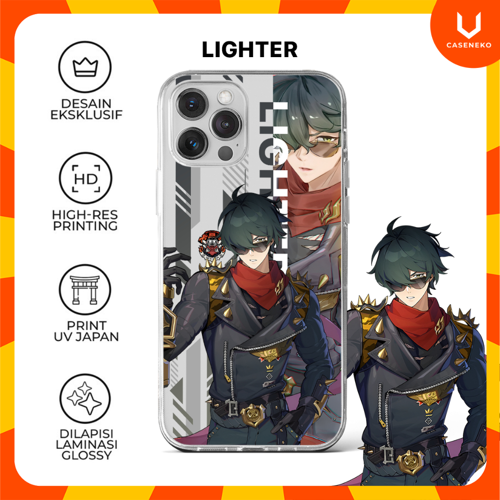 Custom Lighter Case Zenless Zone Zero ZZZ HP Phone Casing 1 | Shopee ...