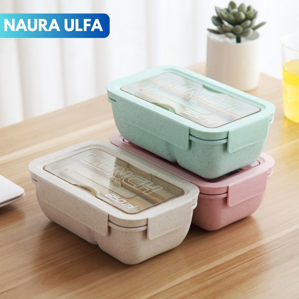 LB SLIM Bento Lunch Box/Lunch Box/Transparent Dinner Box 1100ML BPA ...