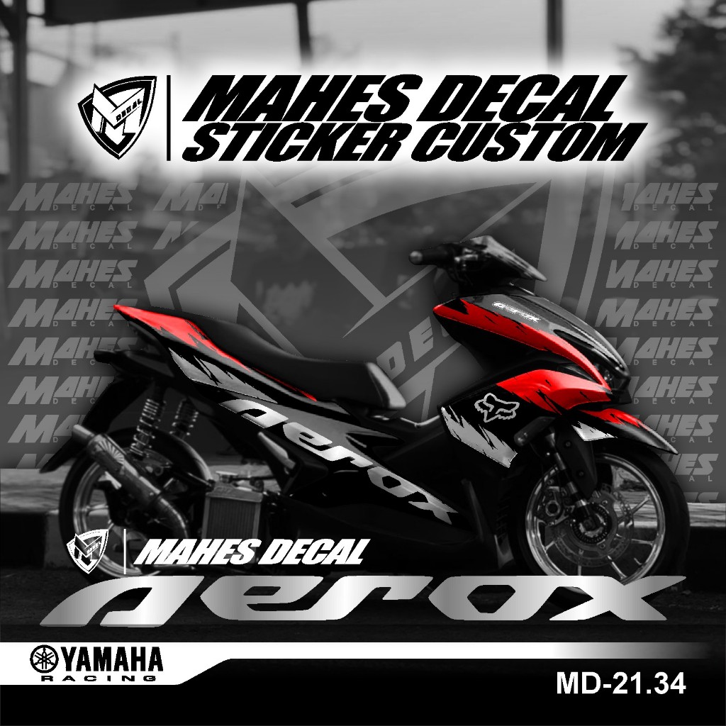 Old Aerox 155 VVA Fullbody Decal Sticker - Old Aerox Custom Sticker ...