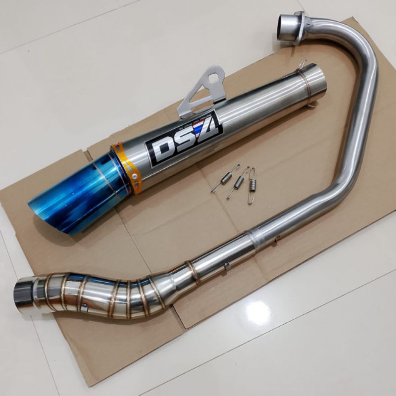 Open exhaust muffler DS.4 (1set) for Raider150 Rusi tc Snper135 Skygo ...