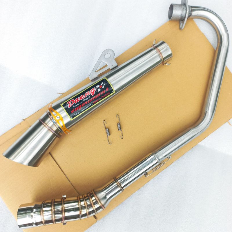 Open exhaust muffler Daeng for Tmx Rusi tc Raider150 Skygo Snper ...
