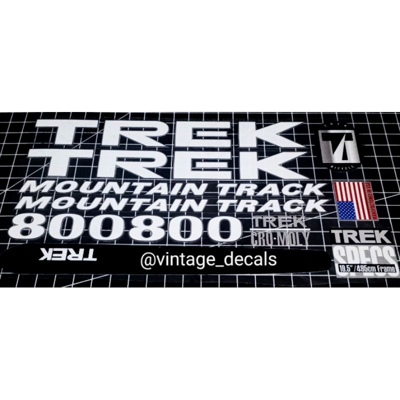 Decals replacement TREK 800 mountain track | Shopee Philippines