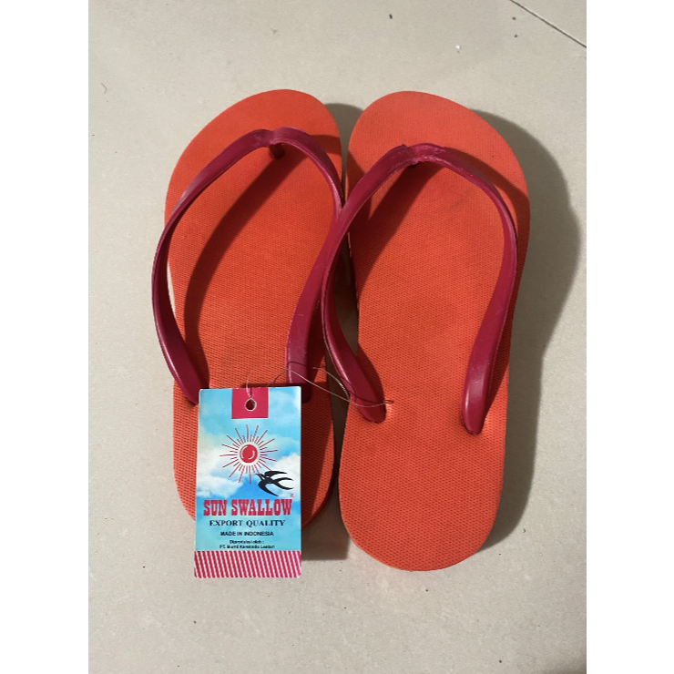 MERAH Brick red swalow sandals/raw material with tamiya sloop tires not ...