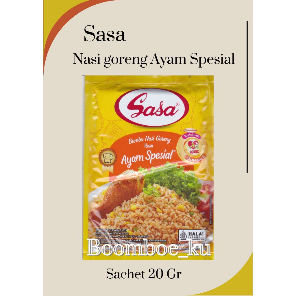 Sasa Special Chicken RAsa Fried Rice Seasoning 20Gr | Shopee Philippines
