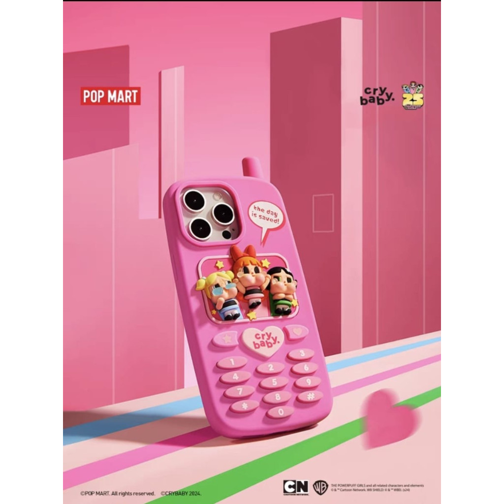 Crybaby × Powerpuff Girls Series Phone Case Casing Popmart Cry Baby ...