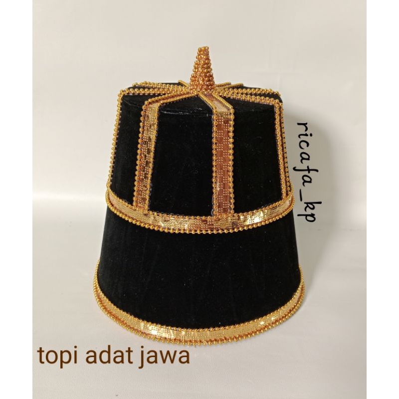 Children's traditional Javanese hat - Javanese kuluk hat | Shopee ...
