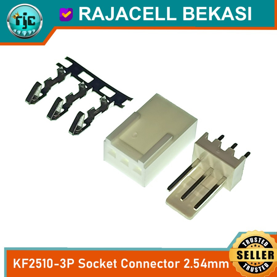 Kf2510 3Pin Socket Connector KF2510-3P Socket Connector Pitch 2.5mm Molex Header | Shopee ...