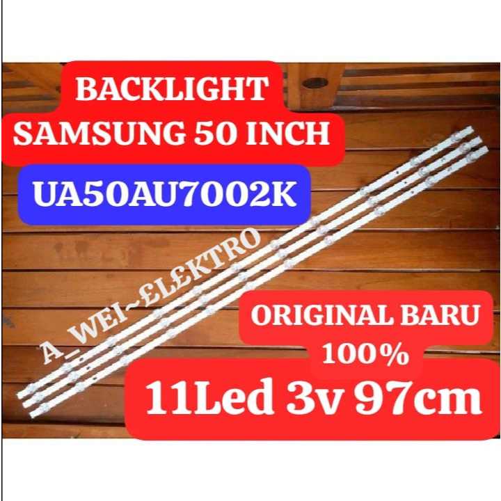 Hrg FULLSET (3 STRIPS) BACKLIGHT SAMSUNG LED TV 50 INC UA50AU7002K UA ...
