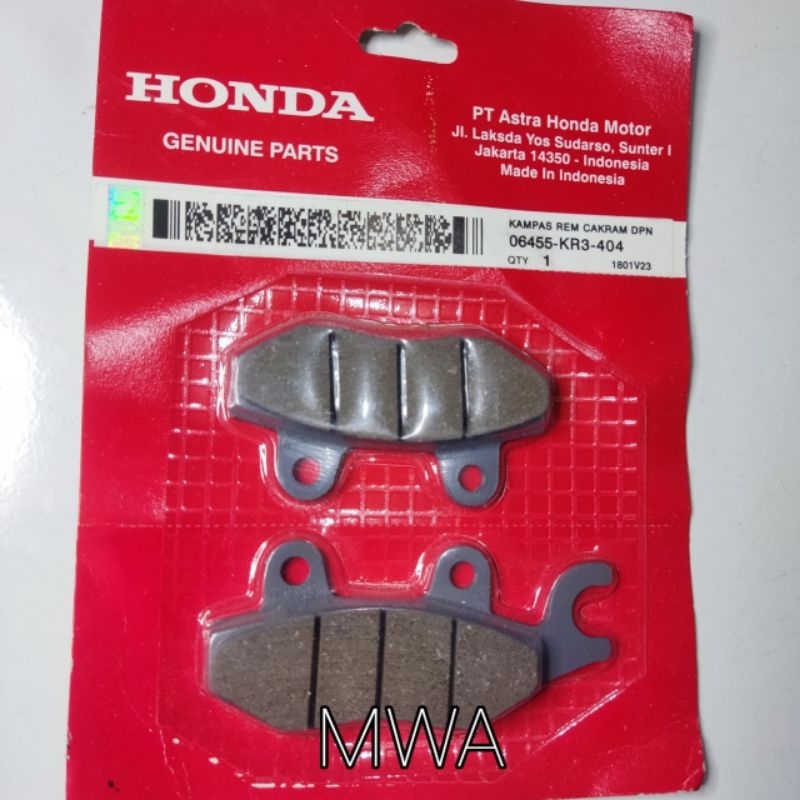 Kharisma supra x supra fit front disc brake pads (KR3) | Shopee Philippines