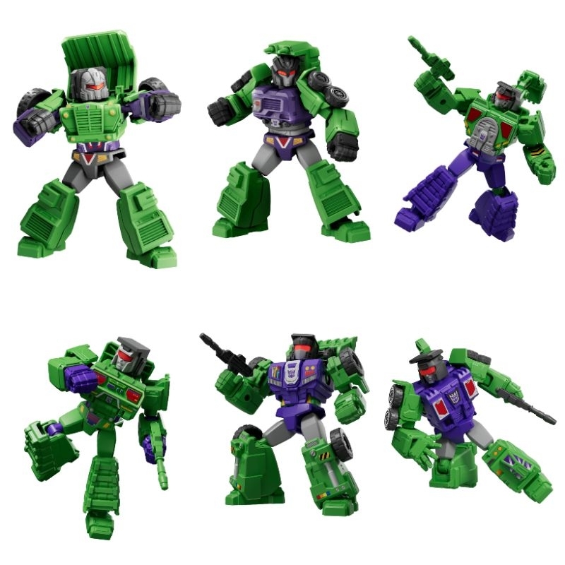 Blokees contains 6 Transformers Figures Package All Members Devastator ...