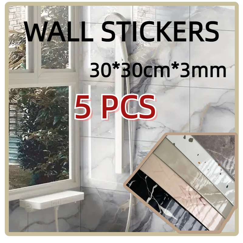 1/5 PCS Marble Dingding Stickers 30*30CM/Vintage Marble Granite/3d ...