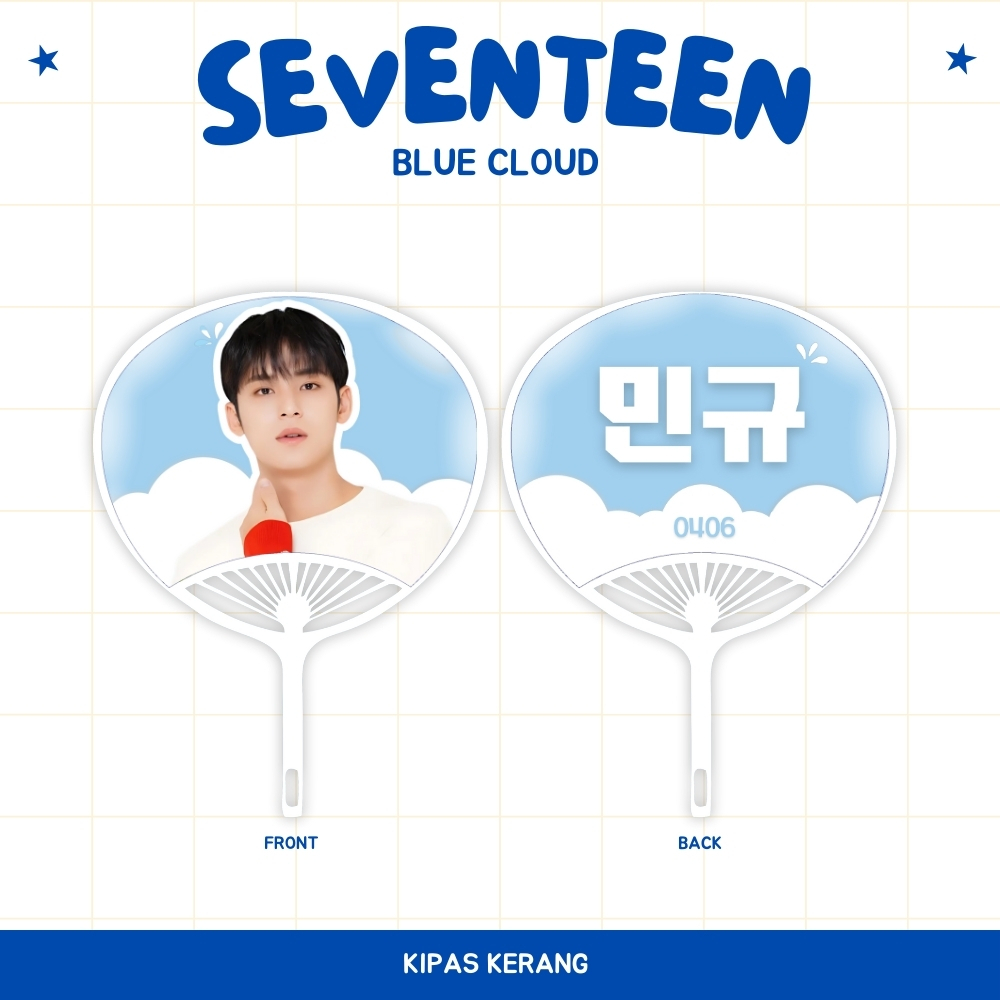 Seventeen SHELL HAND FAN (PRICE 1 PCS) UCHIWA FAN KPOP JPOP CARDS IDOL ...