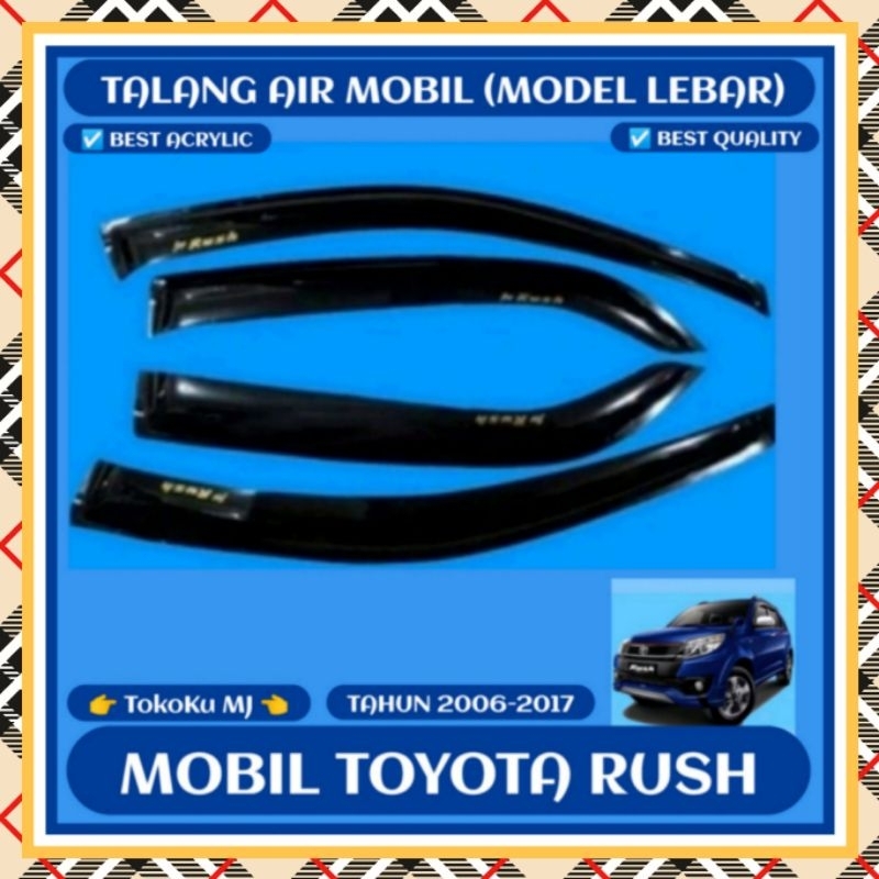 TOYOTA RUSH CAR WATER GUTTER (WIDE MODEL) | Shopee Philippines