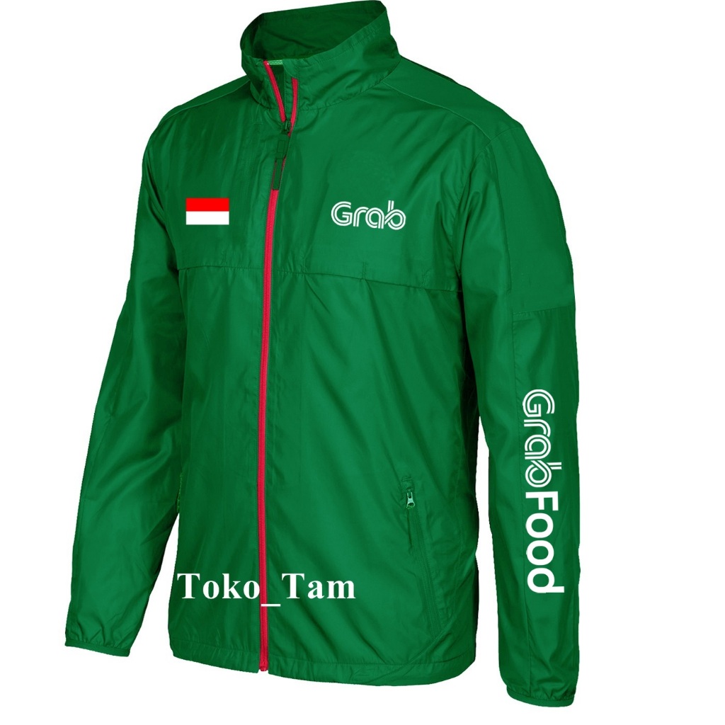 Original grabbike grabfood distro windbreaker jacket grabbike grabfood ...