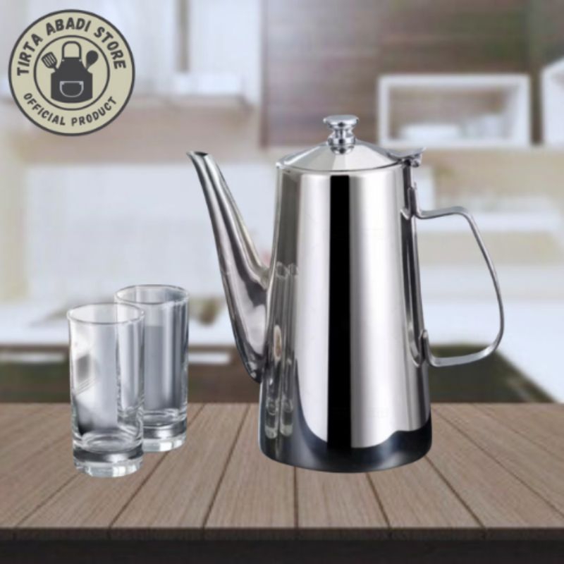 Could Water Pot 2 Liter / Imported Food Grade Stainless Thai Tea Pot ...