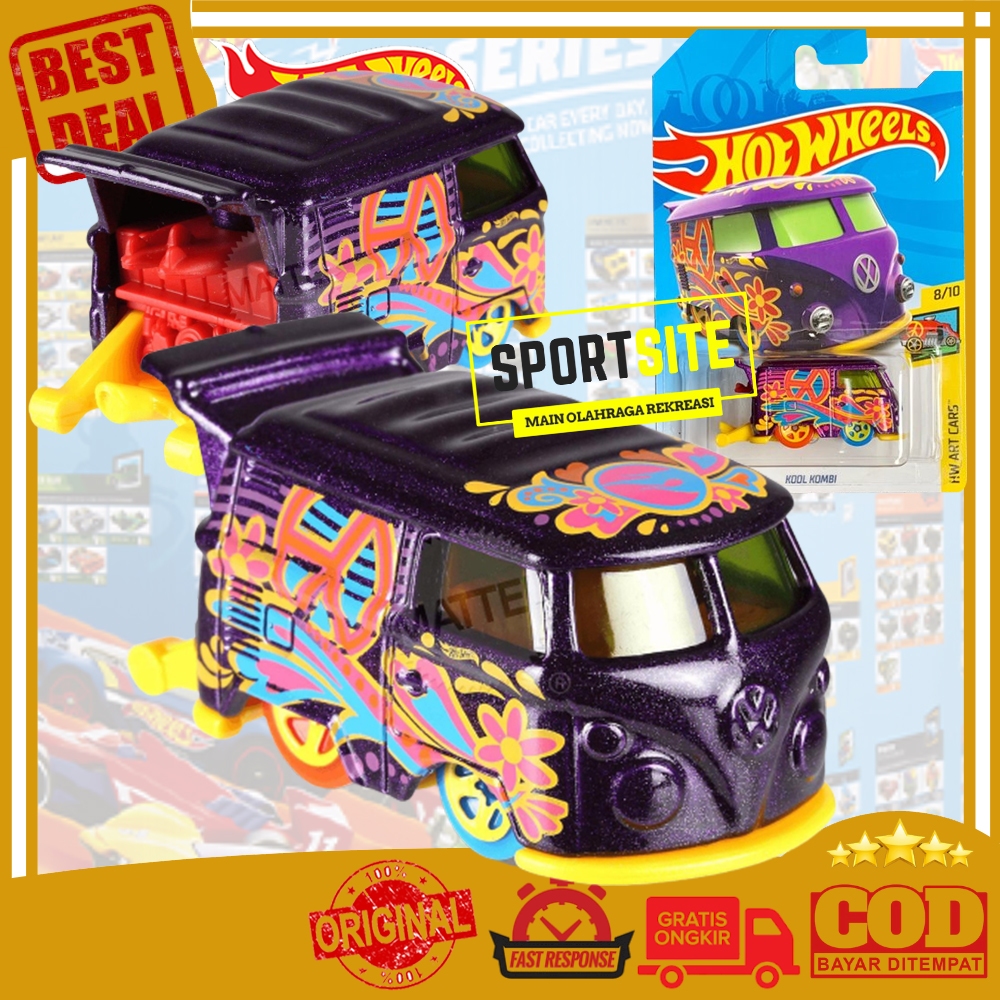 Hot Wheels Kool Kombi Diecast Children's Toy Car HotWheels Die Cast ...
