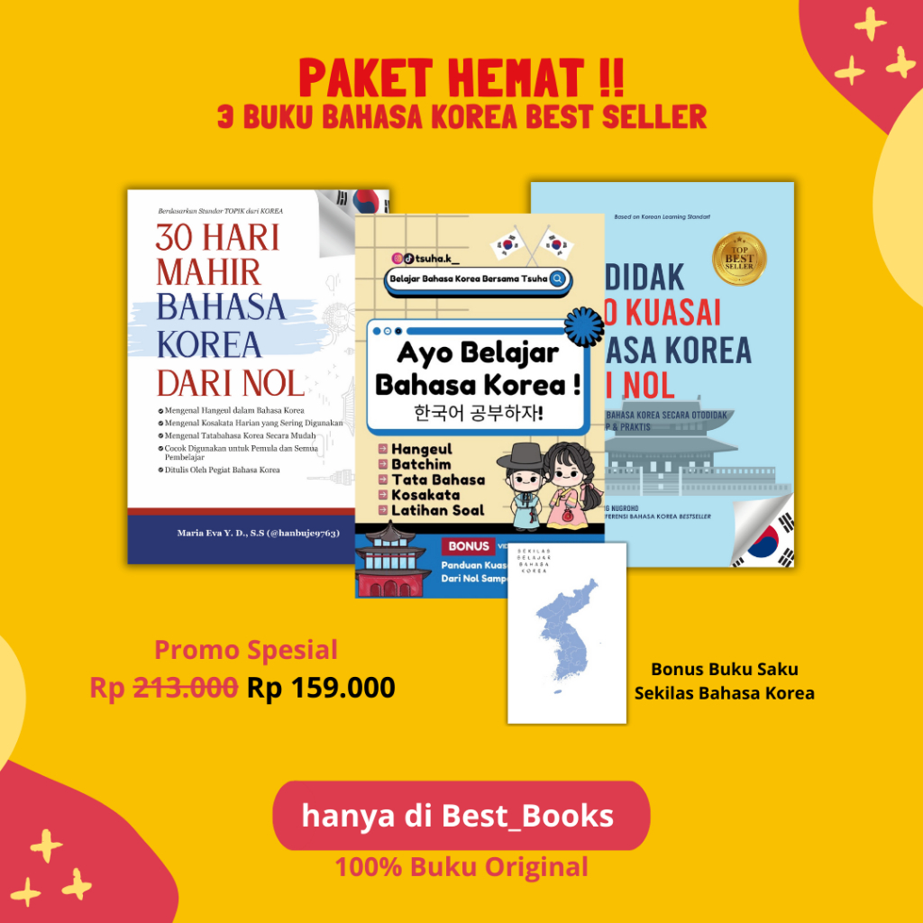 Package of 3 Korean Language Books (30 Korean Days + Let's Learn Korean ...