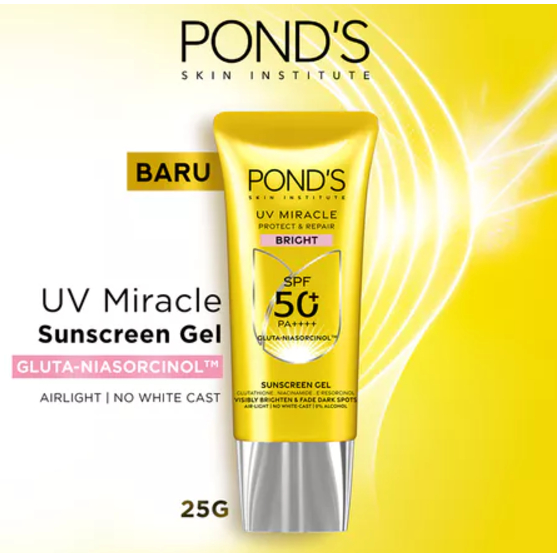 PONDS UV MIRACLE BRIGHT SPF 50+ 25G (PINK) | Shopee Philippines