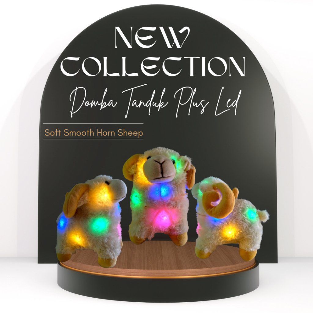 Led Light Up Sheep Goat Doll Made of Soft Fur, Size 30 cm, SNI Quality ...