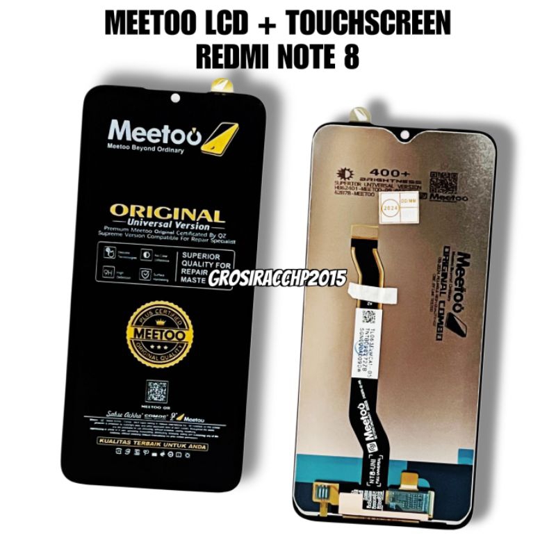 Meetoo LCD + COMEBLE TOUCHSCREEN FOR XIAOMI REDMI NOTE 8 | Shopee ...