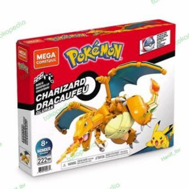 Mega Construx Pokemon Charizard bricks block original Fisher Price ...