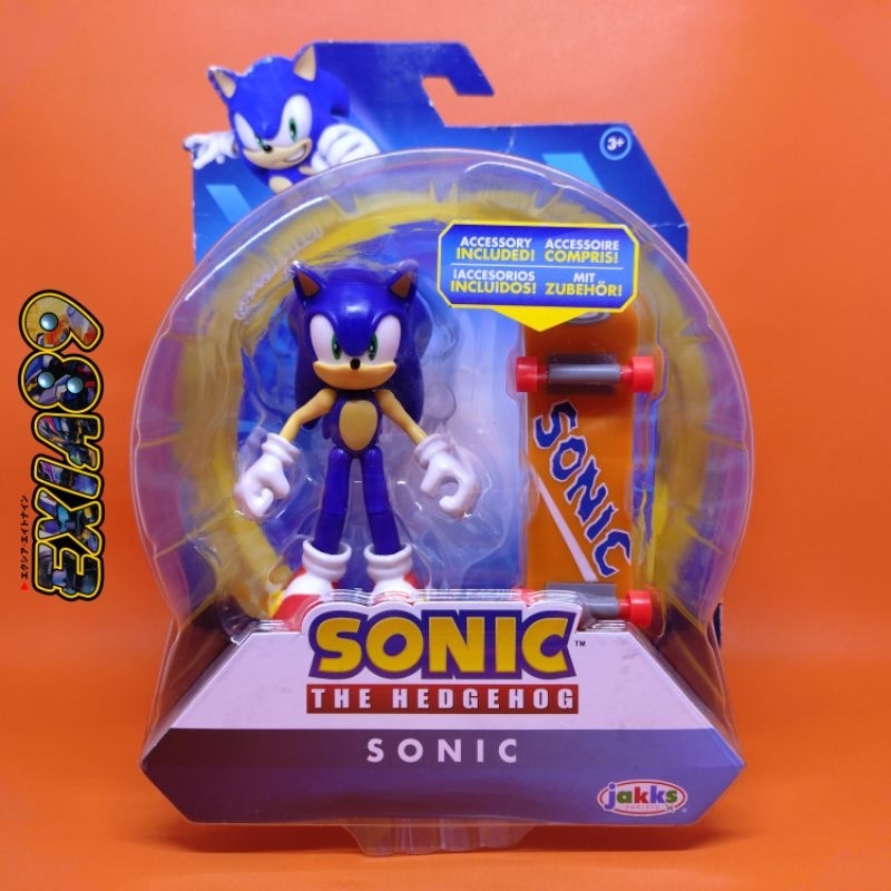 Sonic The Hedgehog 4-Inch Articulated Action Figure - Sonic With ...
