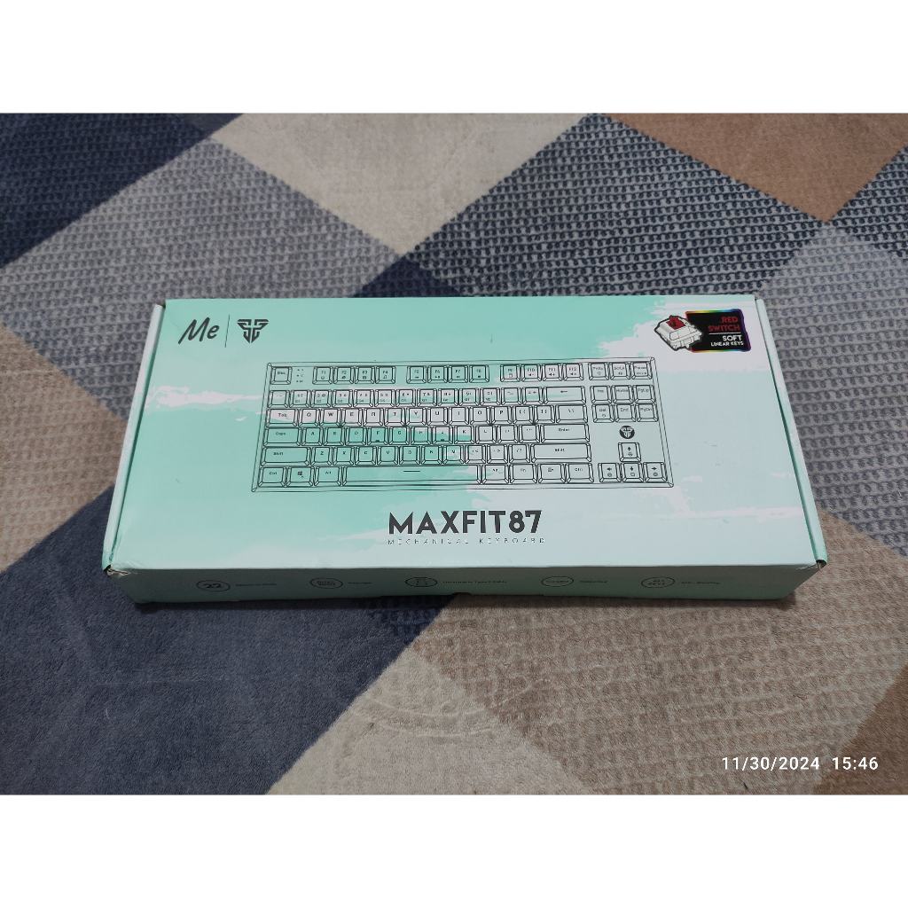 Fantech Maxfit87 Mint Edition TKL LED Type-C ME Mechanical Keyboard ...