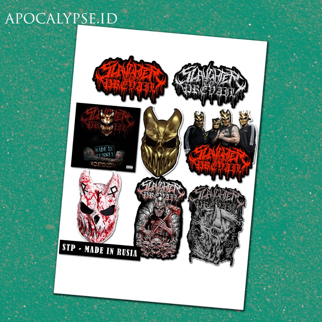 SLAUGHTER to PREVAIL Sticker - METAL / DEATHORE / METALCORE / HYPECORE ...
