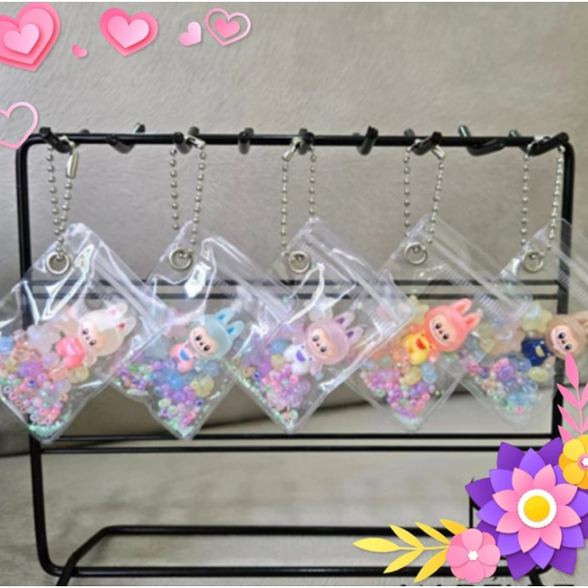 GANTUNGAN 1 Pcs Labubu Ganci Bag Chain Labubu Mote Bead Keychain ...