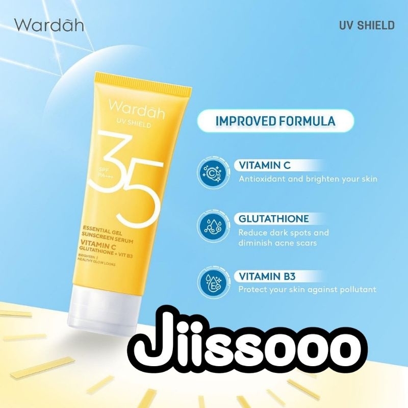 Wardah Sunscreen Spf 35 PA+++ Original 40ml packaging | Shopee Philippines