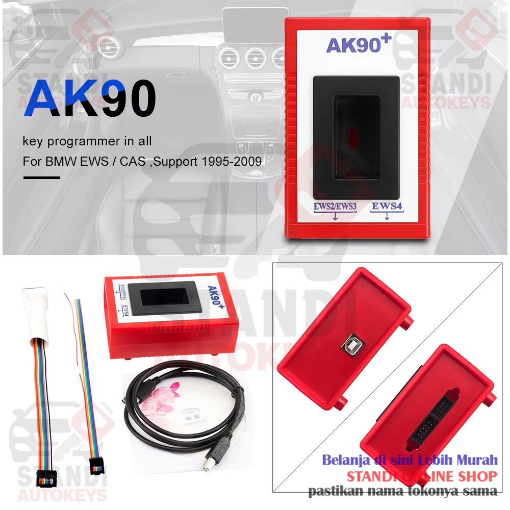 Car Key Program Tool Key Programming Immobilizer BMW AK90 EWS System ...