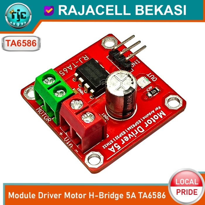 Dc Motor Driver 5A H-Bridge TA6586 High Current Bi-Directional Speed ...