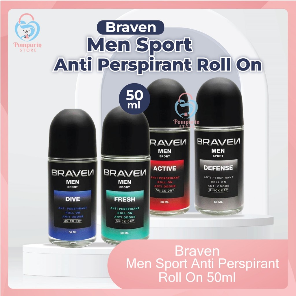 Braven Men Sport Anti Perspirant Roll On 50ml - Anti Perspirant ...