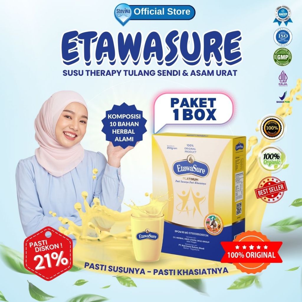 Etawasure Etawa Platinum Goat Milk for Gout, Joint Pain and Aches, 250g ...