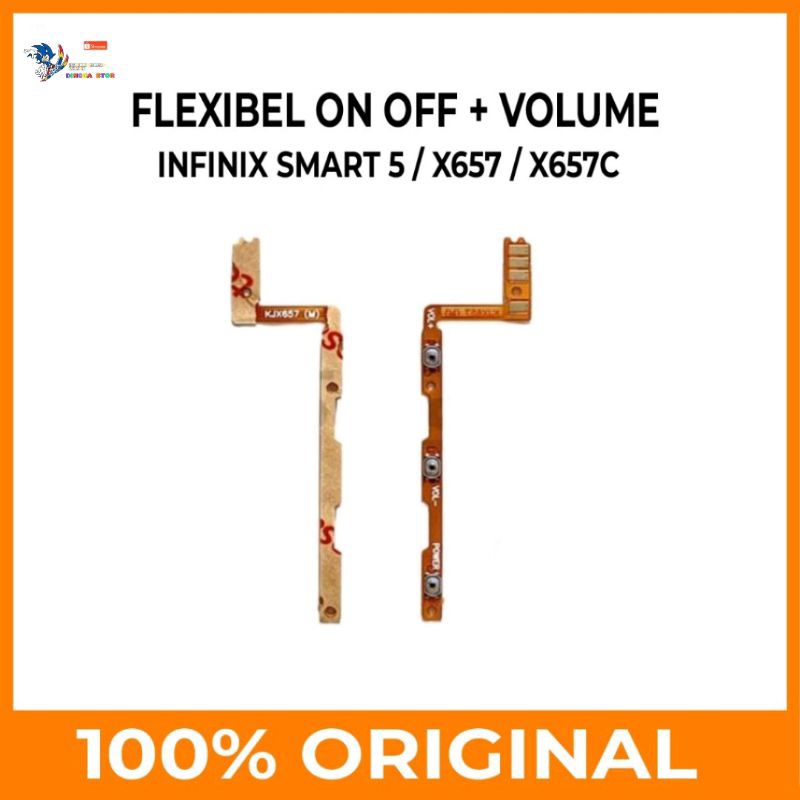 Flexibel ON OFF VOLUME INFINIX SMART 5 / X657 / X657C ORIGINAL | Shopee ...