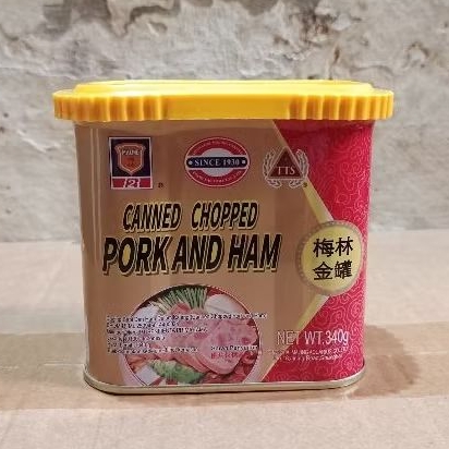 Maling TTS PORK AND Ham CANNED CHOPPED 340GR (Beef AND Ham Meat in a ...