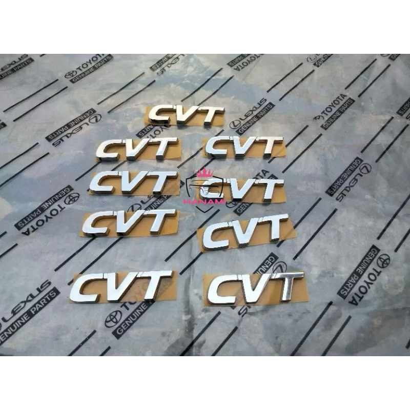 Original CVT logo writing emblem | Shopee Philippines