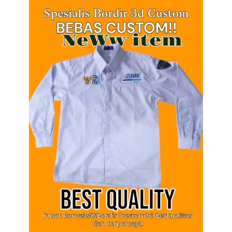 KEMEJA Custom embroidered shirts for Bumn/Instant/community etc ...